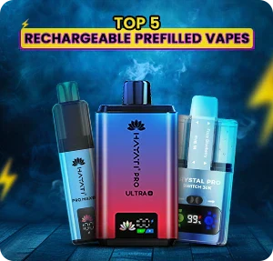 Top 5 Rechargeable Prefilled Vapes 2025 | Long-Lasting Picks
