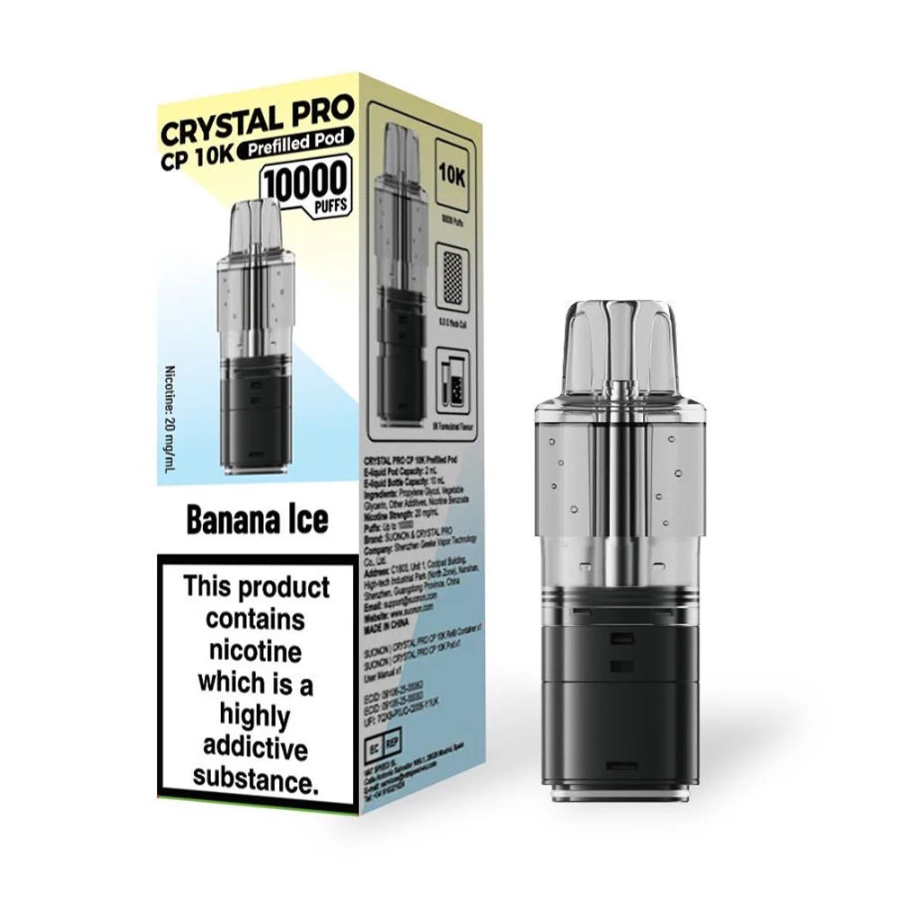 Crystal Pro CP 10K Pods | 10,000 Puff Capacity
