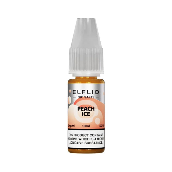 ELFLIQ Peach Ice 10ml Nic Salt E Liquid