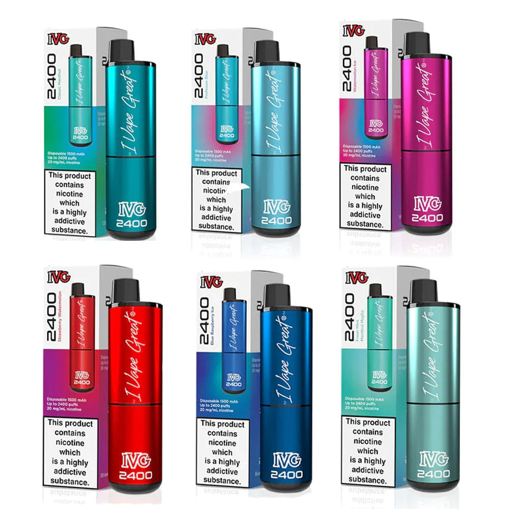 Buy IVG 2400 Disposable Vape | 5 For £20