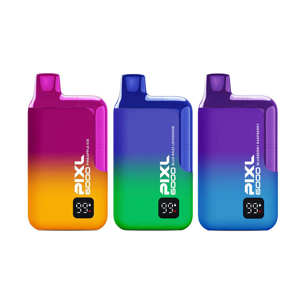 Buy PIXL 6000 Vape | Prefilled Vape Kit | 4 For £30